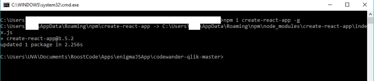 enigma js example react js client setup