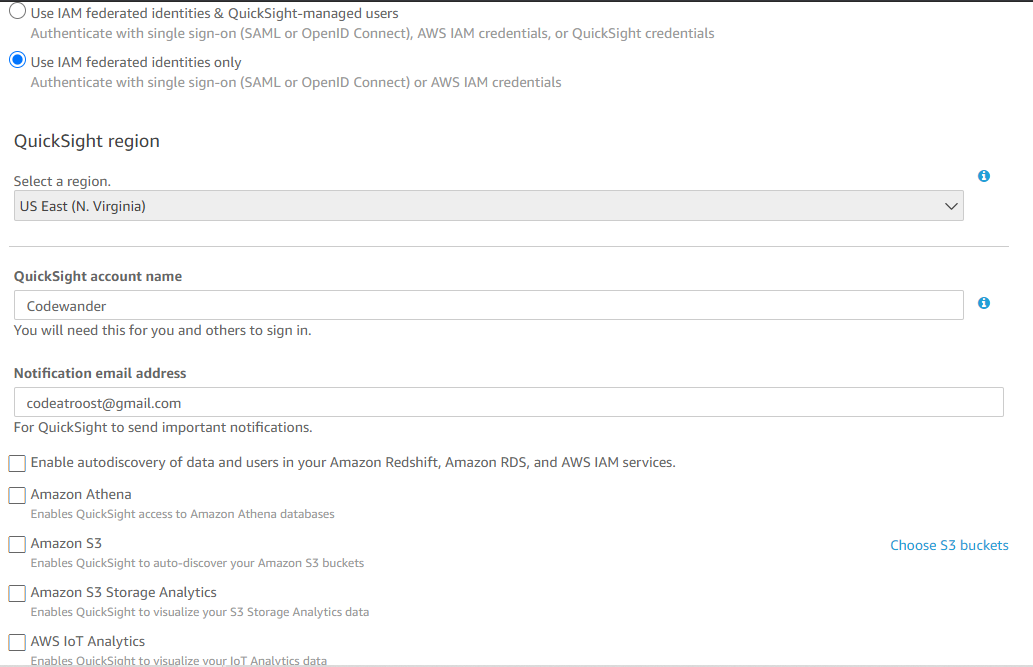 First Dashboard using Amazon QuickSight - CodeWander